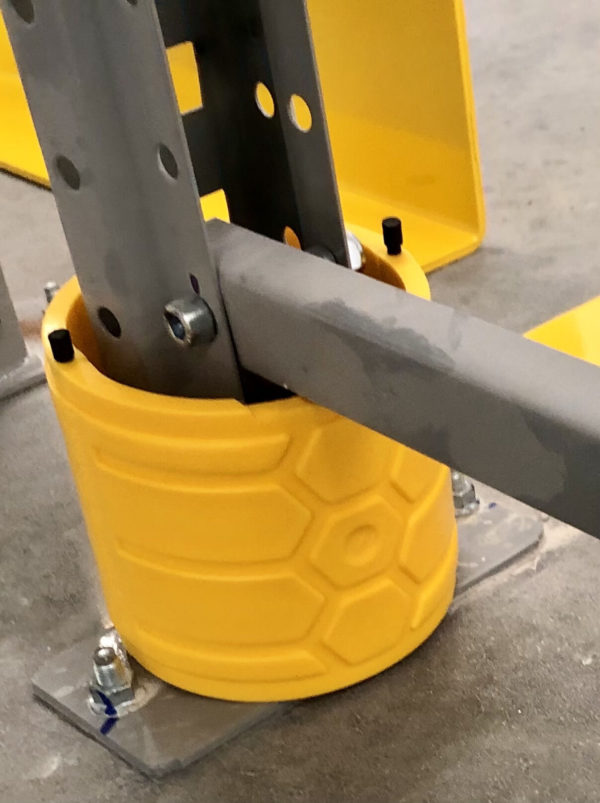 "The Pallet Deflector" protecting your upright - Tellus Storage Systems